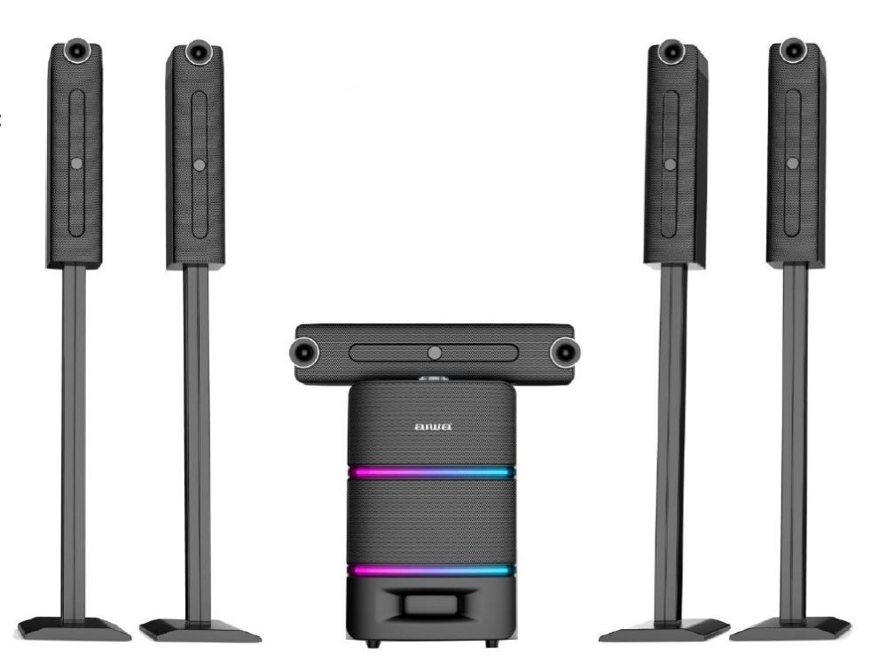 Aiwa Home Theater HT-750 700W | mykariakoo